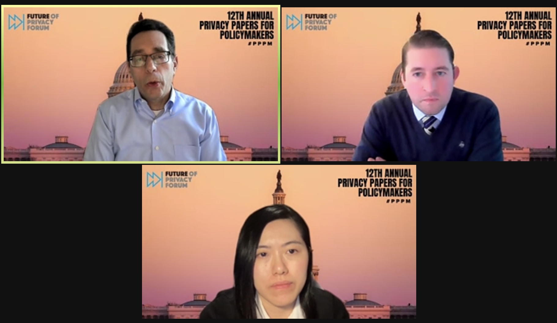 Privacy Harms, Global Privacy Regulation, and Algorithmic Decision Making are Major Topics ...