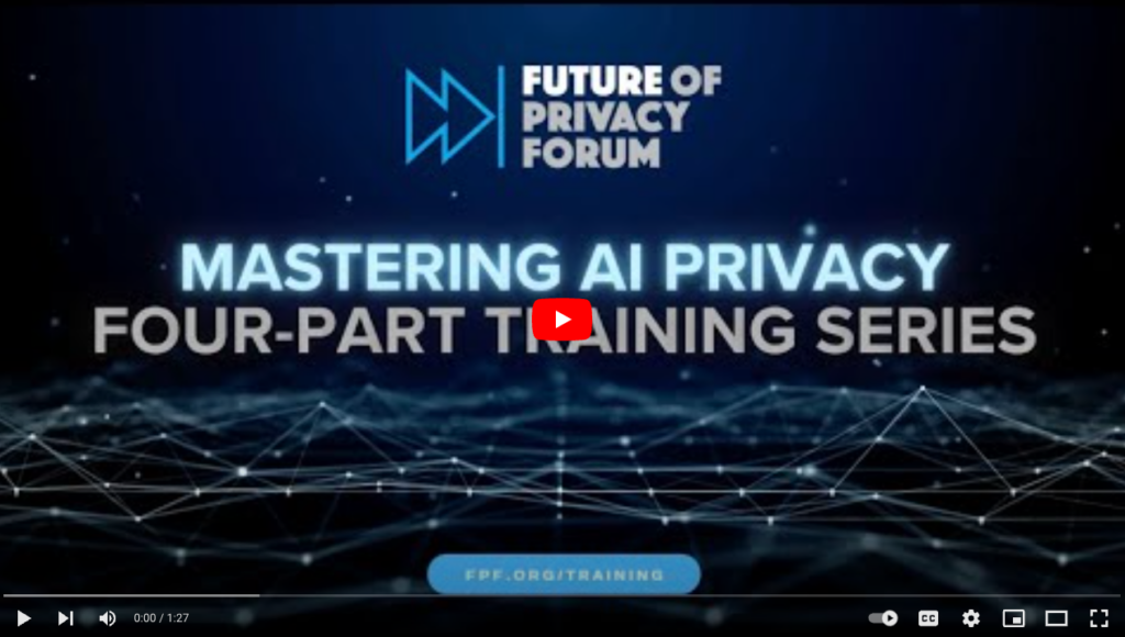 FPF Private Trainings | Live Virtual Privacy Training for Organizations